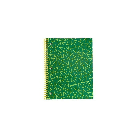 5-Pack College Ruled 1 Subject Spiral Notebook - Green Arrow Multipack ...
