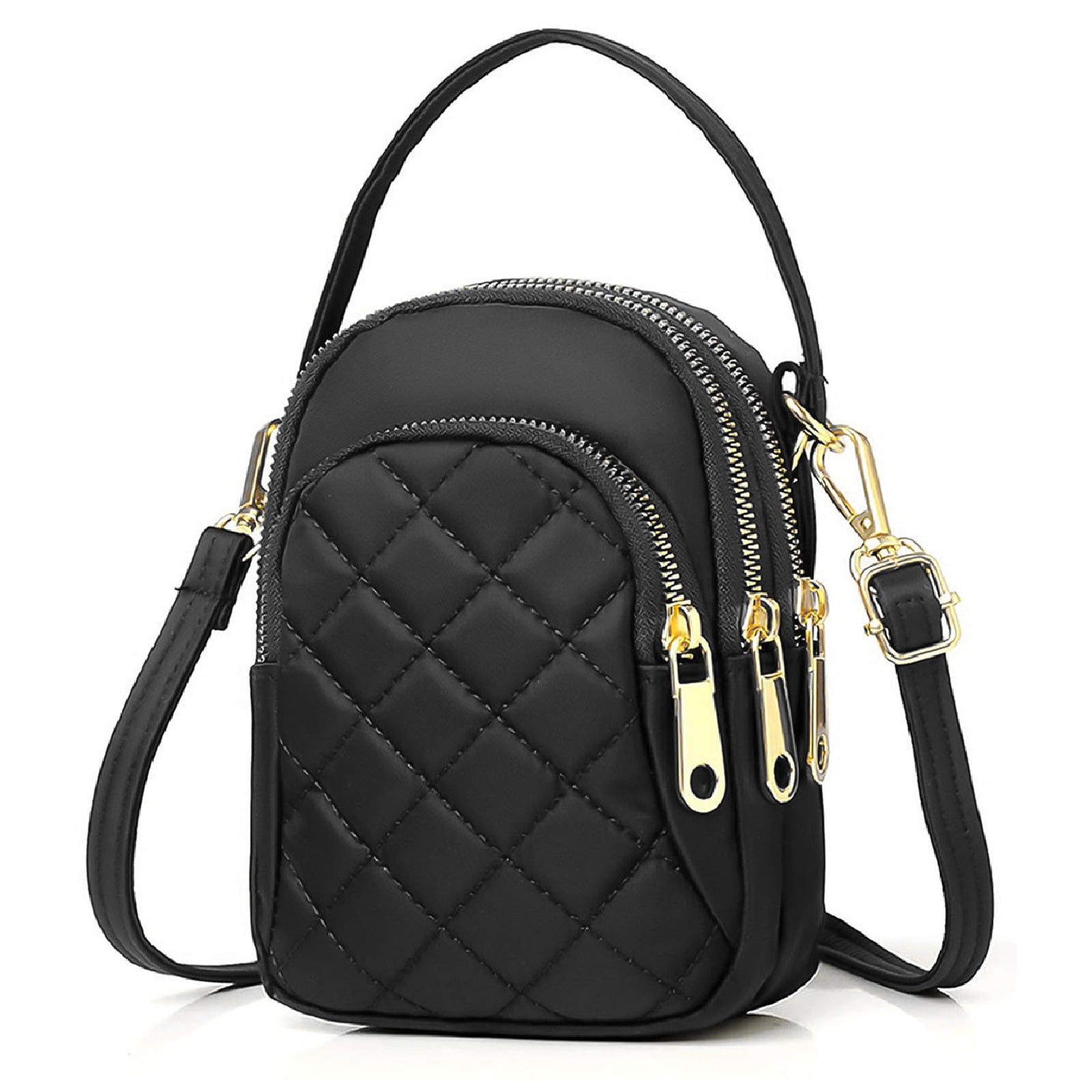 EEEkit Quilted Crossbody Cellphone Bag for Women, Small Phone Handbag ...