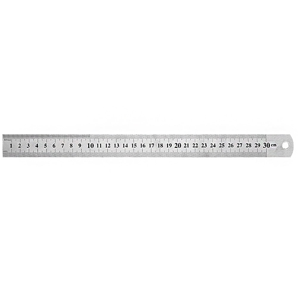 Double Sided Stainless Steel Straight Ruler Metal Scale Precision ...