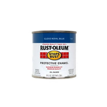 Rust-Oleum Gloss Royal Blue Protective Enamel Paint, Stops Rust, 8 fl ...