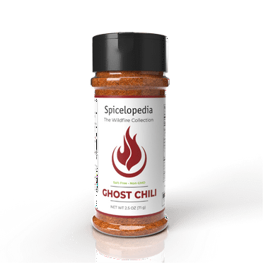 Smoked Ghost Pepper Powder Hot Spice Wicked Tickle Black Skull Chili ...