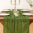 Cheesecloth Table Runner Christmas Boho Rustic Gauze 120 inch 10FT ...