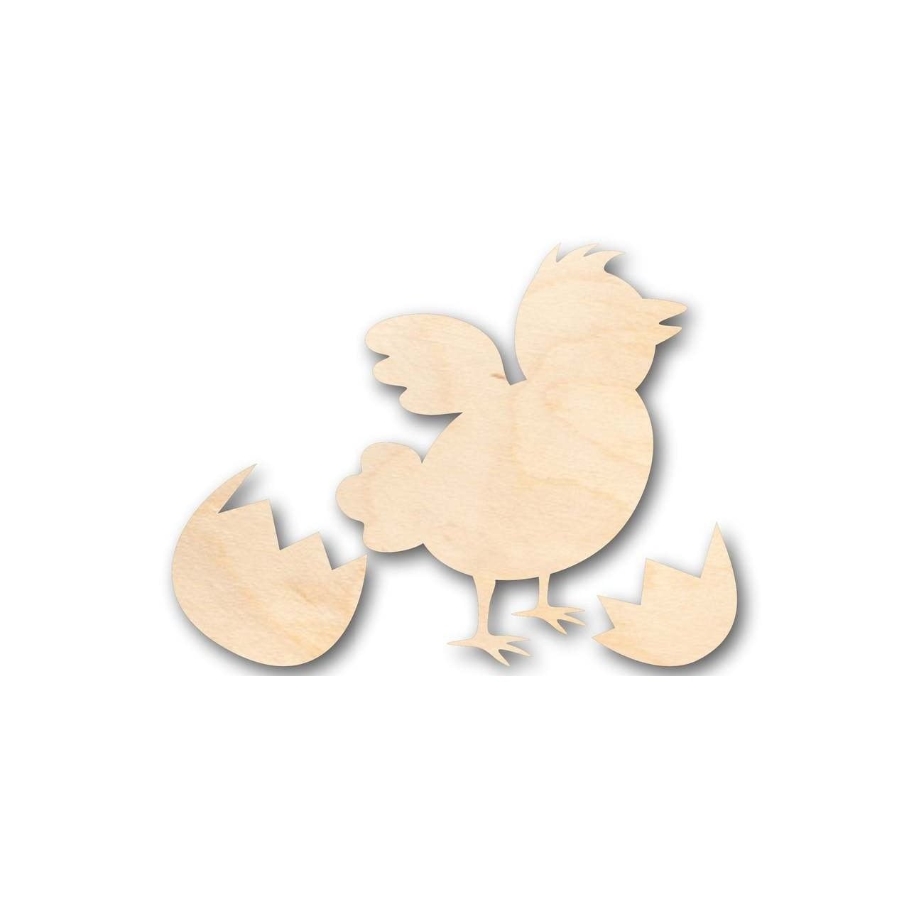 Craft Supplies & Tools Wood Easter Chick Cutout Craft Shape DIY Laser ...