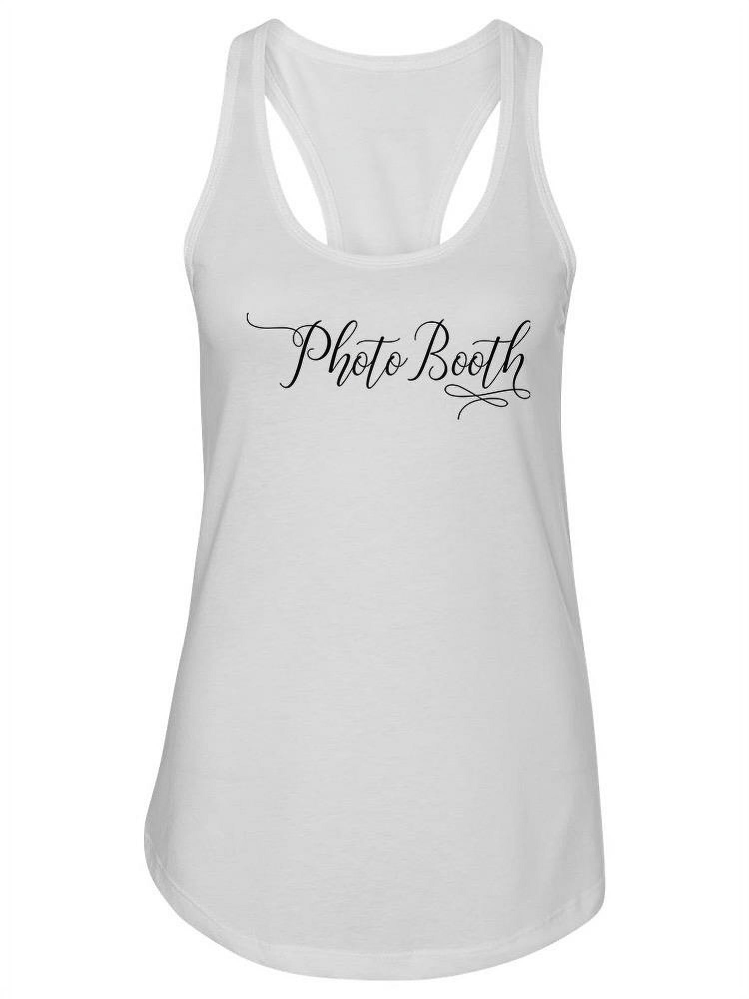Photo Booth Calligraphy Tank Women -Image by Shutterstock, Female ...