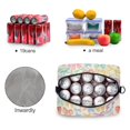 ALAZA Cartoon Bows Insulated Lunch Box Large Reusable Cooler Bag with ...
