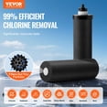 VEVOR Gravity-fed Water Filter System, 2.25G 304 Stainless-Steel ...