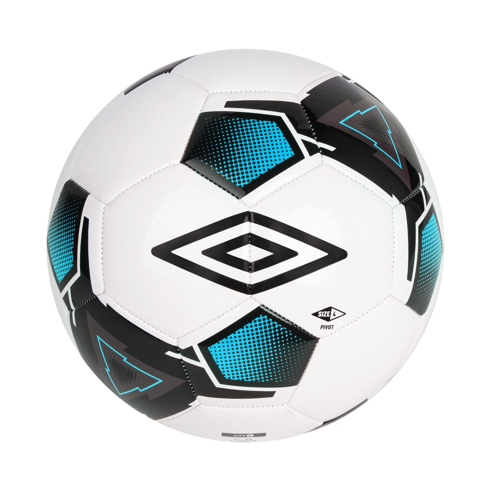Umbro Pivot Size 4 Youth and Beginner Soccer Ball, Blue - Walmart.com