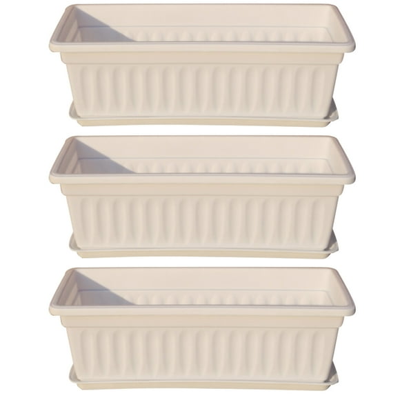 Resin Rectangular Planters