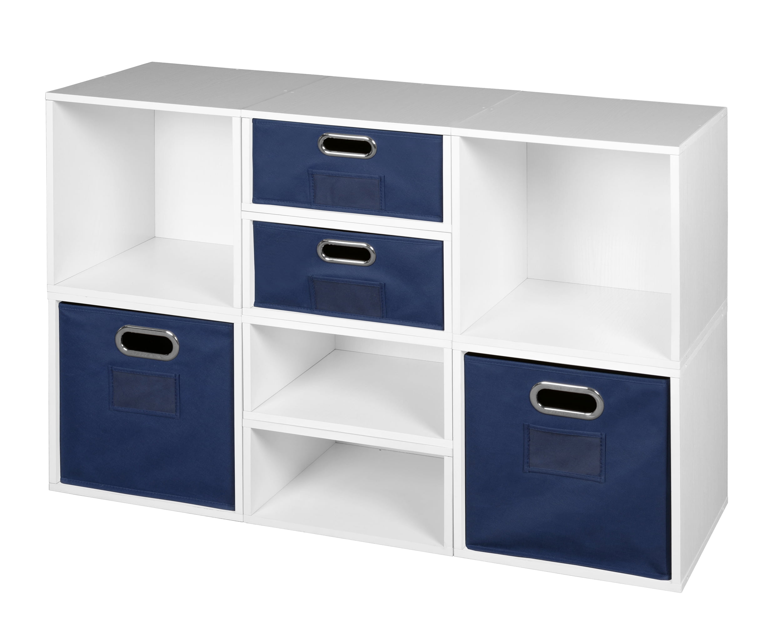 Niche Cubo Storage Set- 4 Full Cubes/4 Half Cubes with Foldable Storage ...