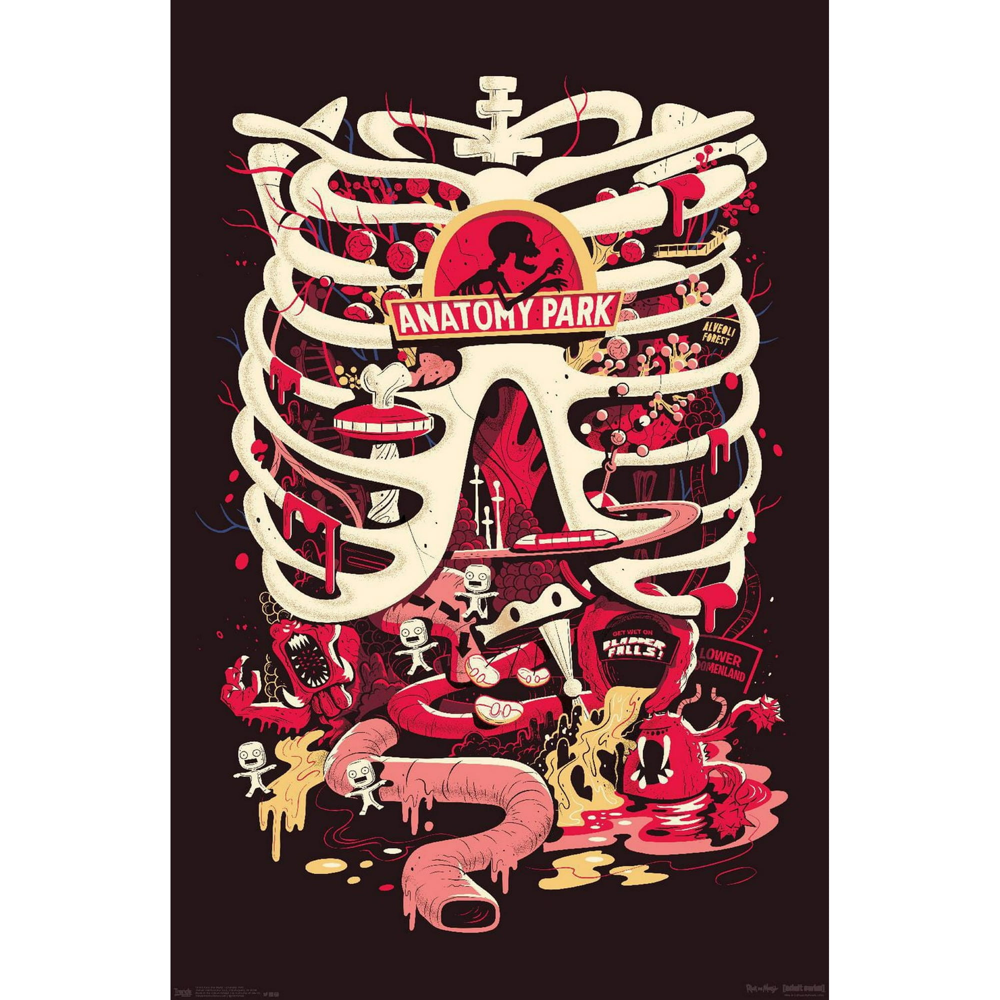 Click here for Trends International Rick And Morty - Anatomy Park... prices