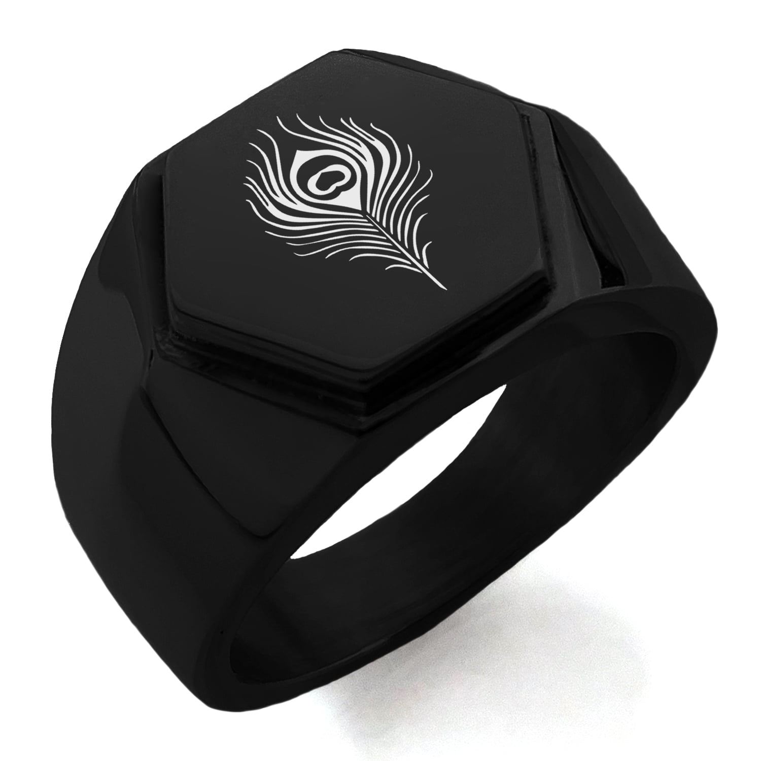 Stainless Steel Hera Greek Goddess of Marriage Engraved Hexagon Crest ...