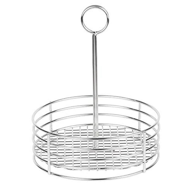 G.E.T. Enterprises Stainless Steel Round Stainless Steel Condiment ...