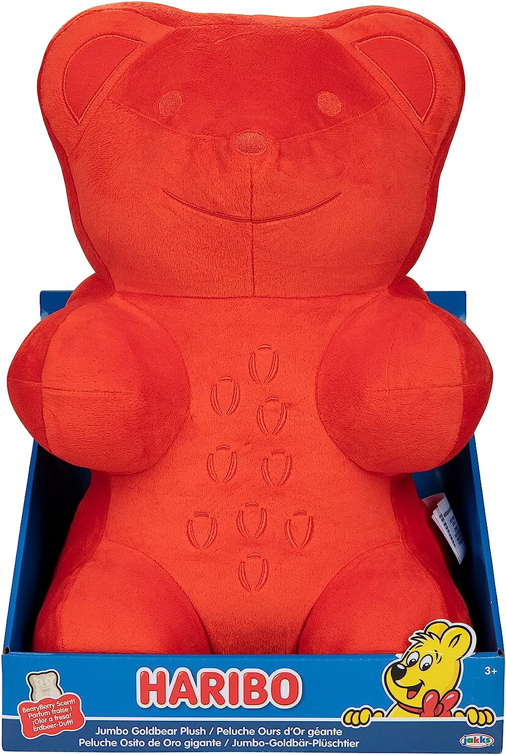 Haribo Jumbo Plush Goldbear Red Collectible Toy Figure - Walmart.com