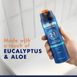 Gillette Pro Shaving Gel for Men Twin Pack 14 oz Soothes Hydrates ...