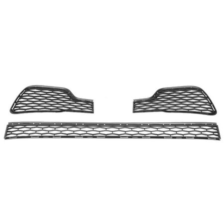 Front Bumper Grill Front Bumper Lower Grill Set Front Grille Mesh Set ...