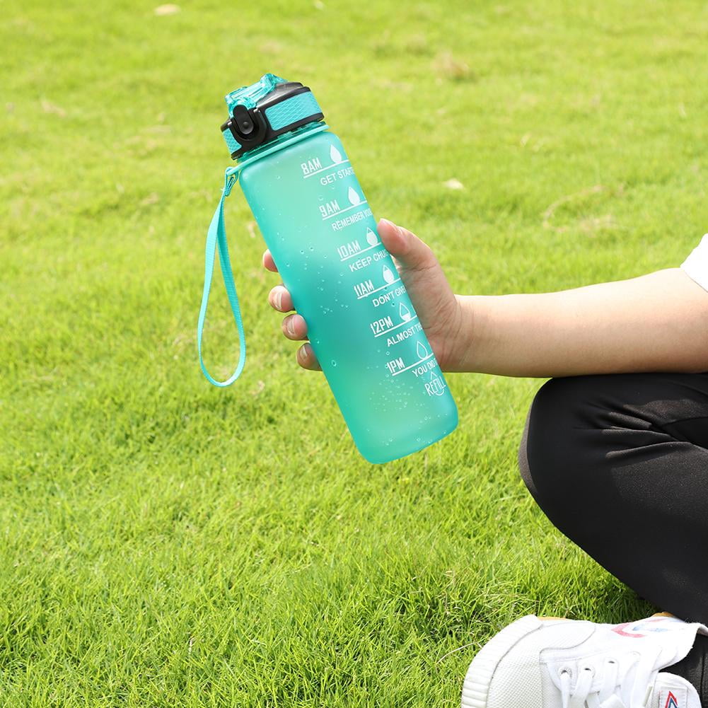 Termos para agua Camping de 1000 ml con escala de tiempo para deportes ...
