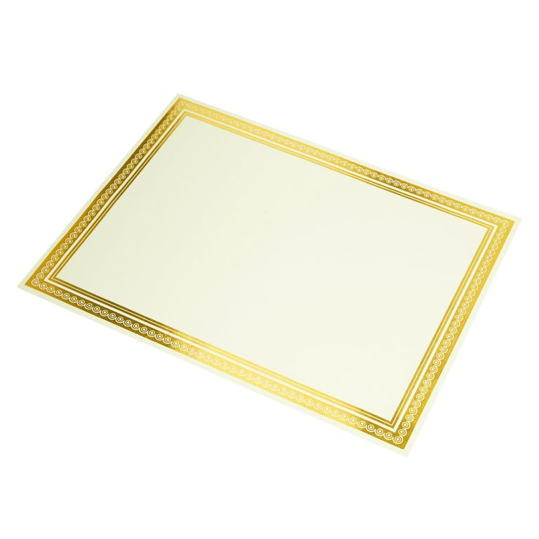 Blank Diploma Paper