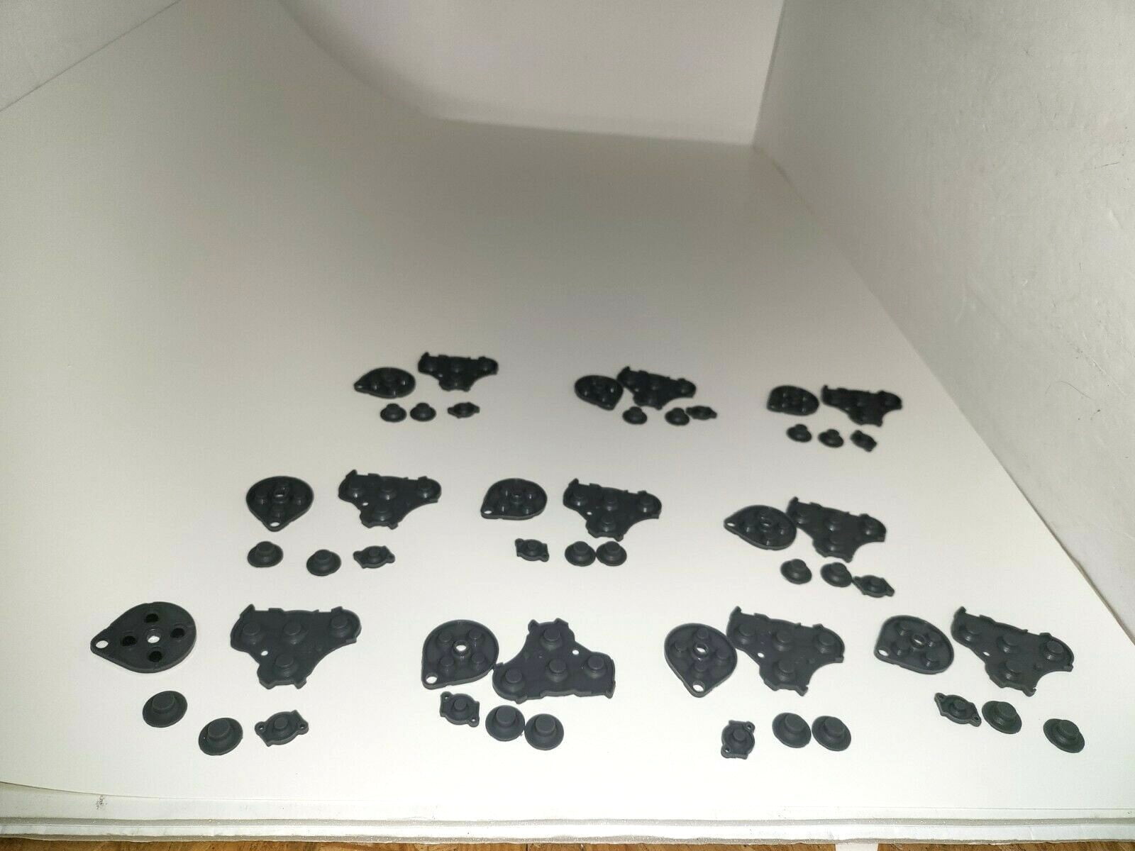 10 Sets Contact Pads Rubber Conductive Buttons for GameCube Controller ...