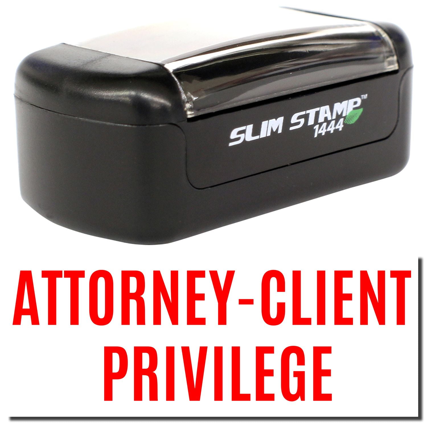 Slim Pre-Inked Attorney-Client Privilege Stamp, Slim 1444, Ultra Slim ...
