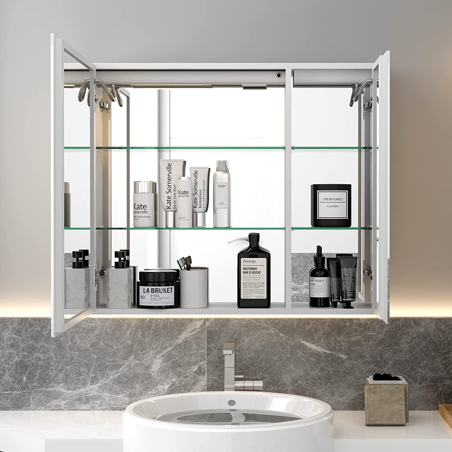 Bathroom Sliding Mirror Cabinet