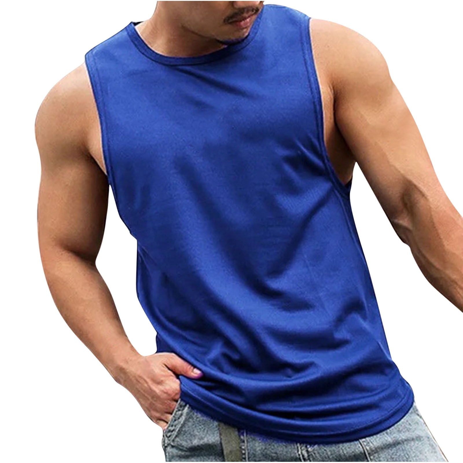 Click here for Fatyb Mens Workout Tank Tops Breathable Sleeveless... prices