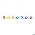 Paw Print Bulletin Board Border - Educational - 12 Pieces - Walmart.com