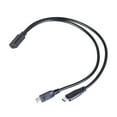 USB C Splitter Cable Type C Female to Male and MicroUSB Y Extension ...