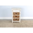 Sunny Designs Marina White Sand Storage Table - Walmart.com