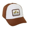 AWZXDE Color Block Cartoon Excavator Print Adjustable Baseball Sun Hat ...