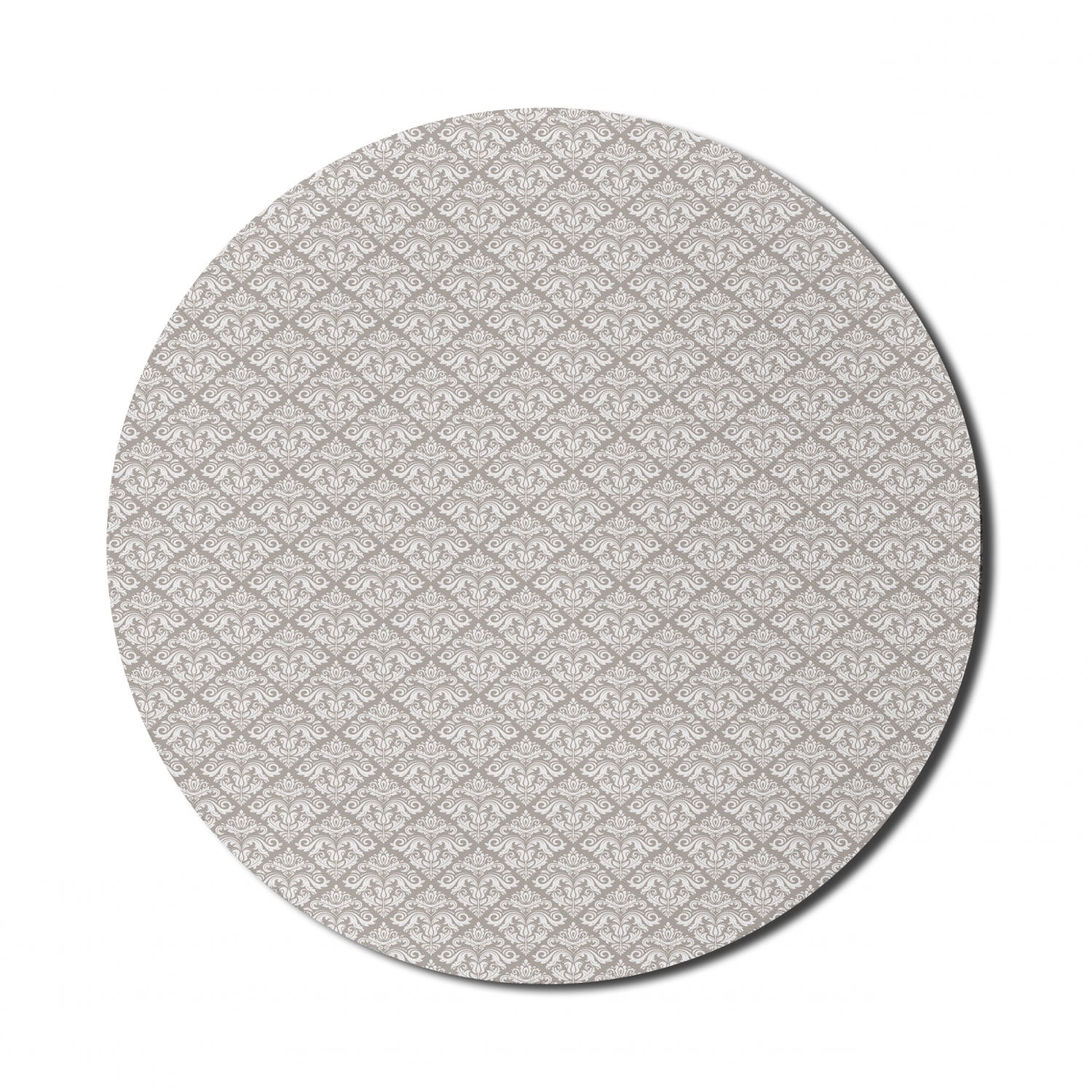 Damask Mouse Pad for Computers, Tile with Oriental Design Elements ...