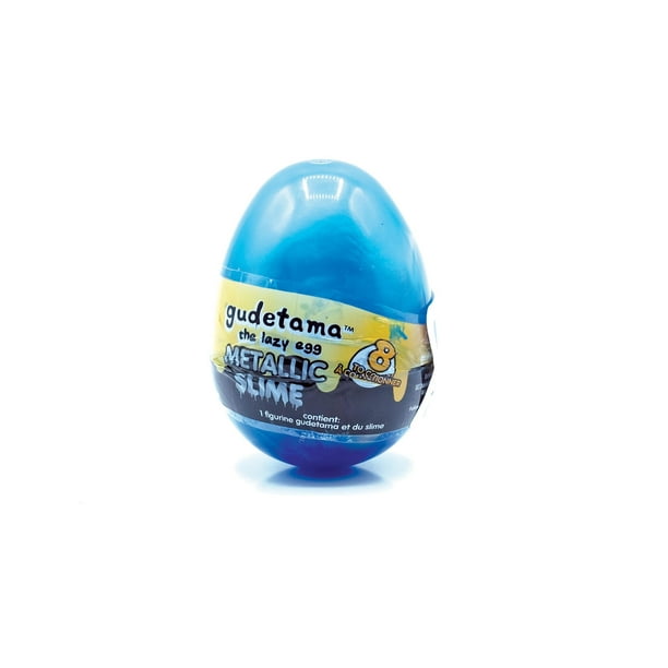 Gudetama The Lazy Egg Metallic Slime & Mini Figure | Blue - Walmart.ca