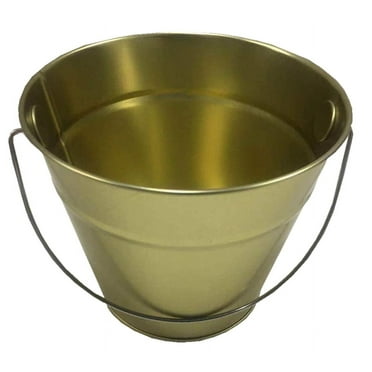 Tin Pail with Handle - 1 Count, Way to Celebrate, Rainbow, Birthday ...