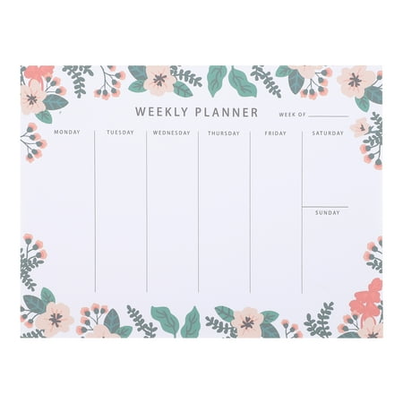 Weekly Planner Notepad Tear-off Weekly Planning Notepad for Daily ...
