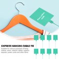 BESTYASH 100Pcs Plastic Cable Tags with Wire Tie Wraps for Organized ...