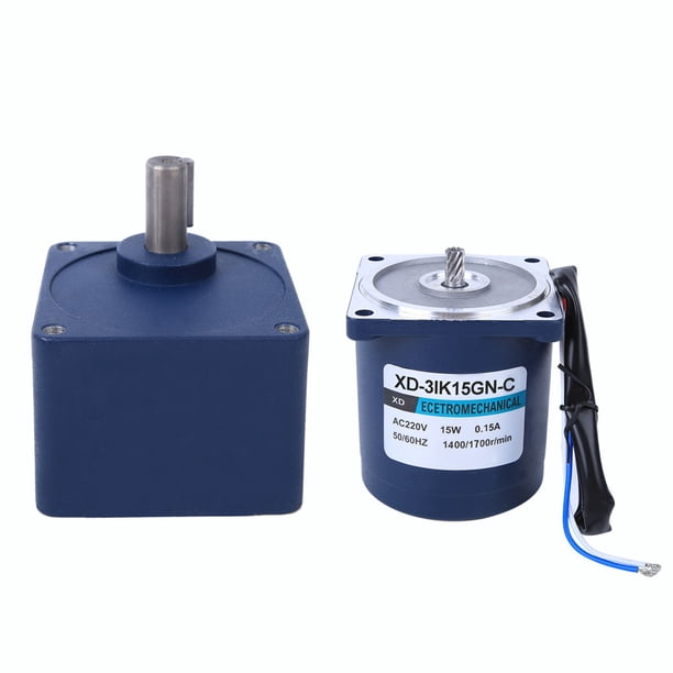 Gear Reducer Motor 220V AC Geared Motor 15W 3IK15GN C Set Speed Gear ...