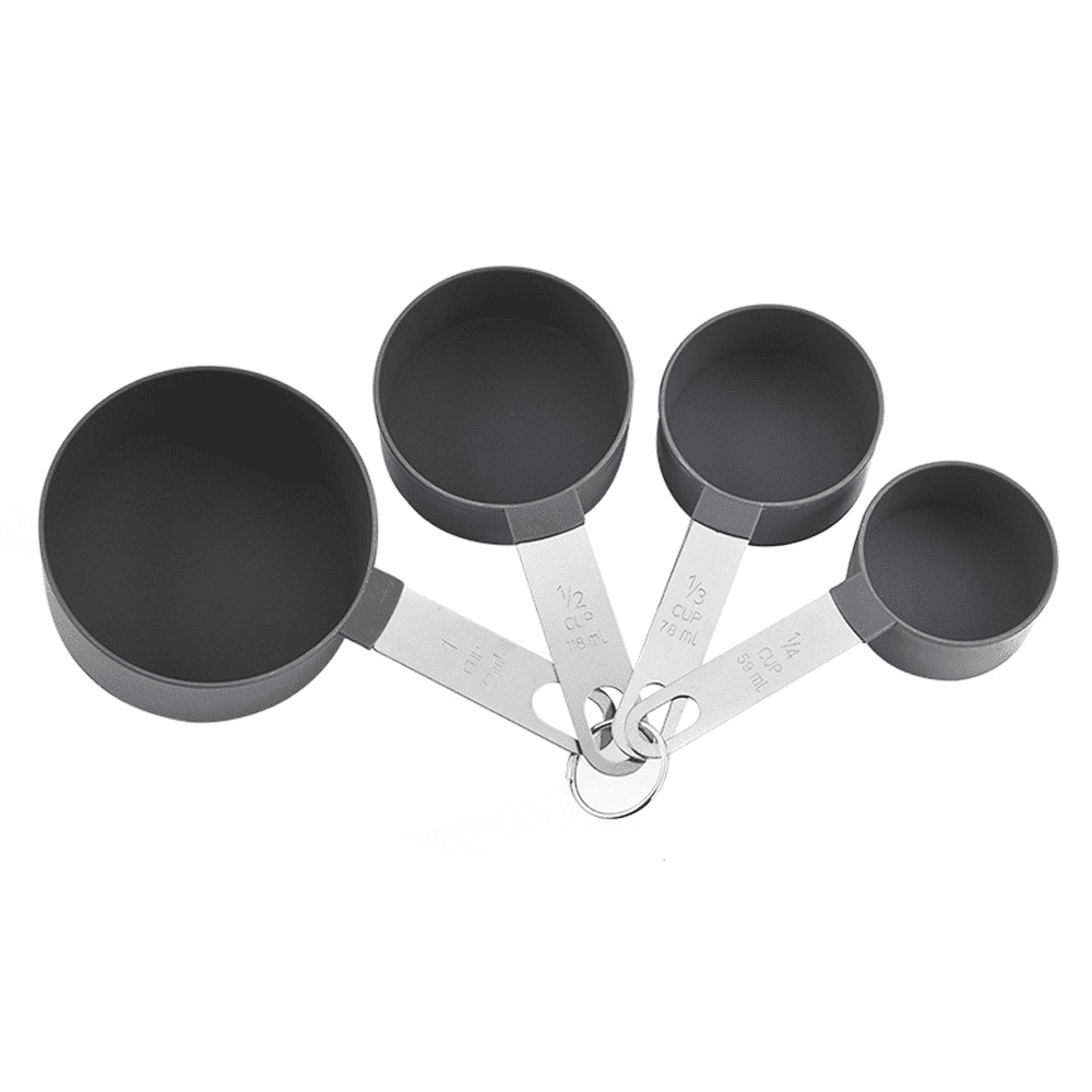 Stackable Stainless Steel Handle Measuring Cups for Measuring Dry and ...