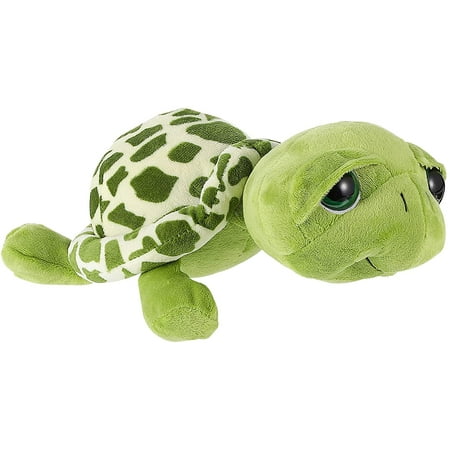 Stuffed Turtle Plush Toy Green Sea Turtle Doll Big Eyes Tortoise Animal ...