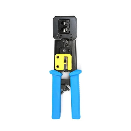 RJ45 Crimp Tool 6P 8P Multifunctional Cable Cutter Pass Through Crimper ...