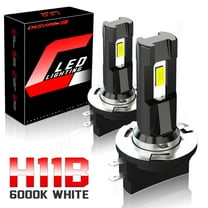 H11B 100W 6000K White Two Bulbs Head Light Low Beam Replacement High ...