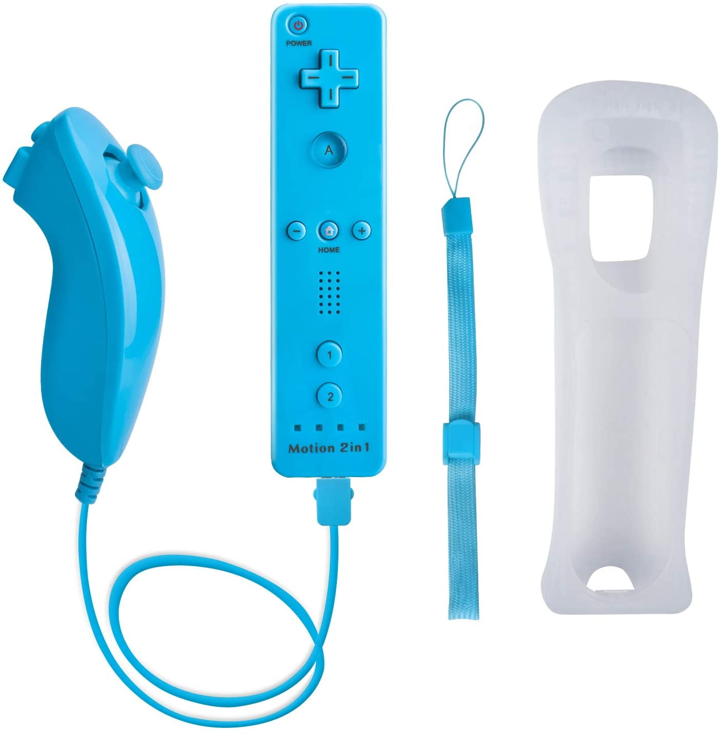 Buy TechKen Wii Controller, Set of 2 Wii Remote with Nunchuck Online at Lowest Price in India ...
