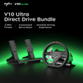 PXN V10ultra - Direct Drive Racing Wheel Set - 4Nm VD4 Servo Motor Base ...