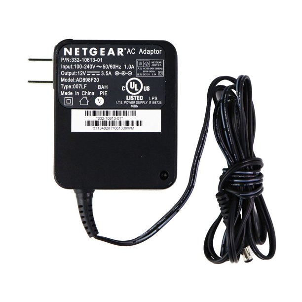NetGear AC Adapter OEM Power Supply - Black (AD898F20) (Refurbished ...