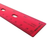 12" Shatter-Resistant Binder Ruler, Available in Multiple Colors ...