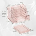 5-Tier Metal Mesh Desk Organizer with Handle - Office Accessories ...