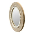 Creative Co-Op Round Wood Framed Wall Mirror, Natural - Walmart.com