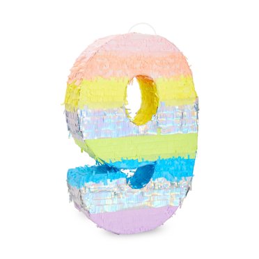 Rainbow 3rd Birthday Pinata, Fiesta/ Cinco de Mayo Party Supplies ...