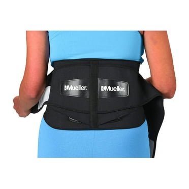 Mueller Adjustable Lumbar Back Brace with Removable Pad, Plus Size ...