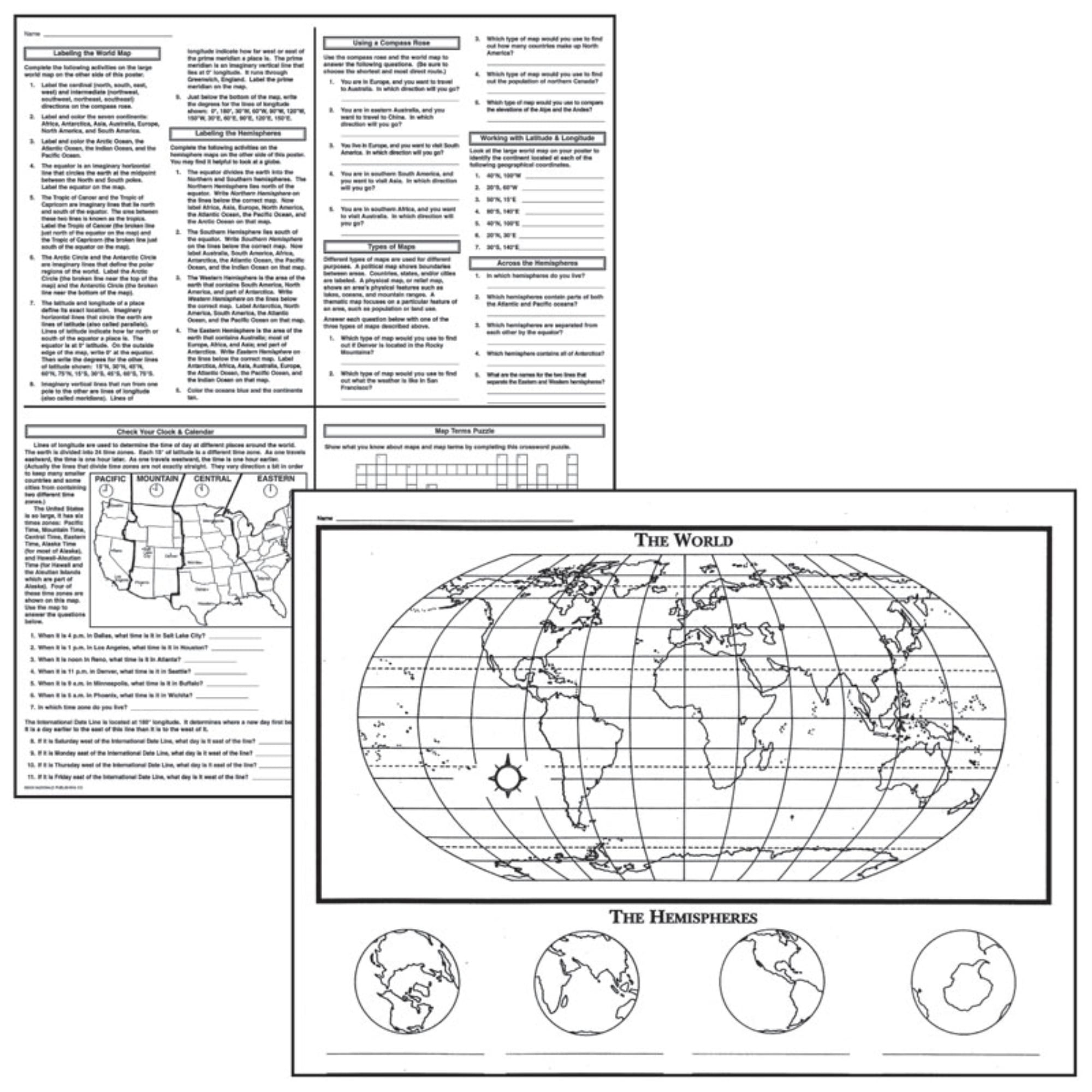 Basic Map Skills Activity Posters Walmart basic-map-skills-activity-posters-walmart