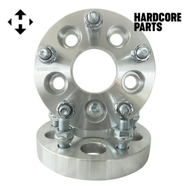 2 QTY Wheel Spacers 1" fits all 4x100 bolt patterns with 12x1.5 threads ...