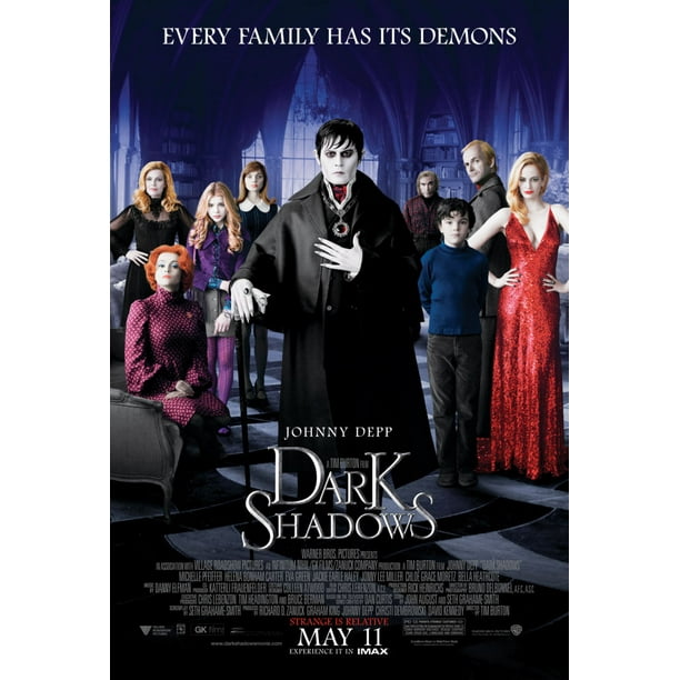 Dark Shadows Movie Poster 24inx36in (61cm x 91cm) Art Poster 24x36 ...